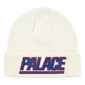 PALACE Embroidered Logo Beanie - White
