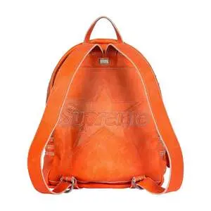 Supreme Fw25 X Vanson Leathers X B.b. Simon Studded Leather Backpack - Orange