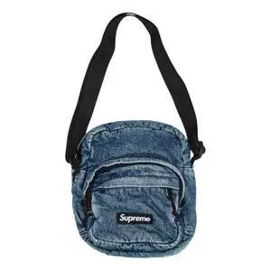 Supreme Denim Shoulder Bag - Washed Indigo