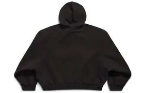 Balenciaga Unity Sports Icon Boxy Zip-up Hoodie - Black