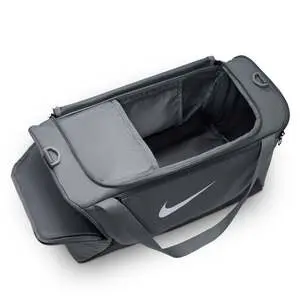 Nike Brasilia 40l Duffle Bag - Smoke Grey/black/white