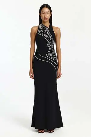 Significant Other Vhari Gown Maxi Dress - Black