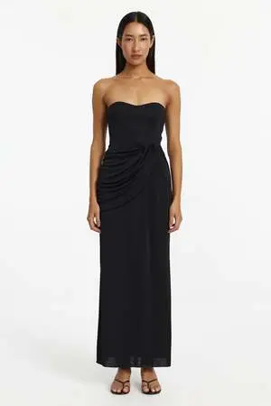 Significant Other Strapless Maxi Dress - Black