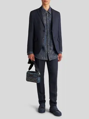 Etro Floral Printed Single-breasted Blazer