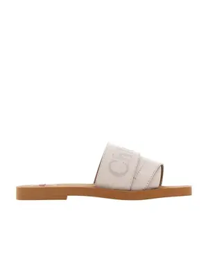 Chloé Printed Logo Slippers