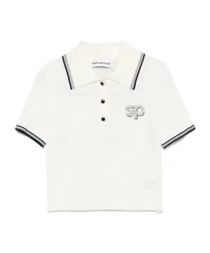 SELF-PORTRAIT Knit Sp Polo Top