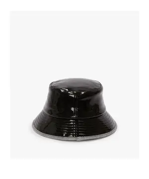 J.W.ANDERSON Logo Embroidered Coated Denim Bucket Hat