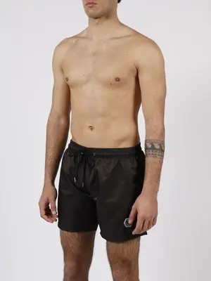 Philipp Plein Hexagon Logo-patch Swim Shorts