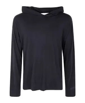 Fear Of God Logo Patch Long-sleeved Hoodie - Black