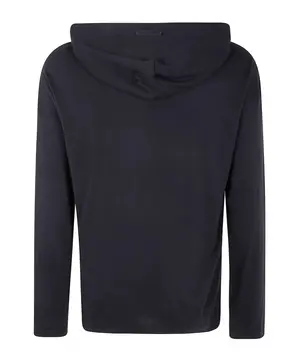 Fear Of God Long Sleeve Hoodie With Logo Patch