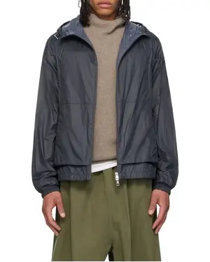 Moncler Lamo Zip-up Hooded Jacket