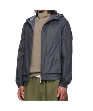 Moncler Lamo Zip-up Hooded Jacket
