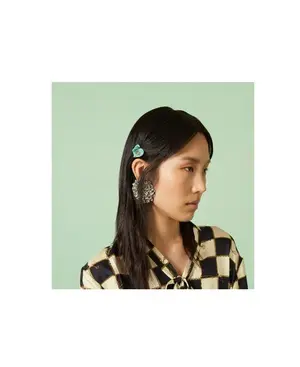 Gucci Interlocking G Heart Hair Clip