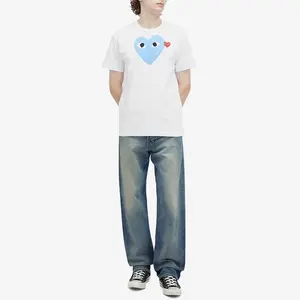 Play Comme Des Garcon Comme Des Garçons Play Heart Printed Crewneck T-shirt