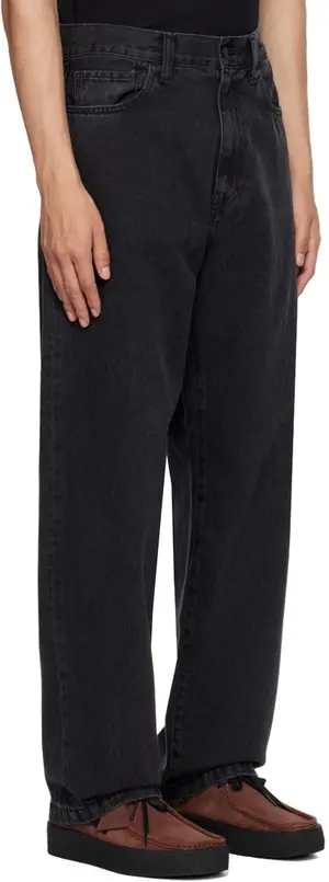 Carhartt Wip Logo Patch Wide Leg Jeans