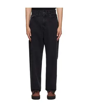 Carhartt Wip Logo Patch Wide Leg Jeans