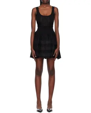 Alaïa Shiny Crinoline Mini Dress