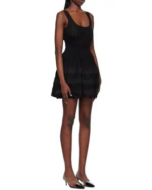 Alaïa Shiny Crinoline Mini Dress