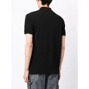 Play Comme Des Garcon Comme Des Garçons Play Short Sleeved Polo Shirt - Black