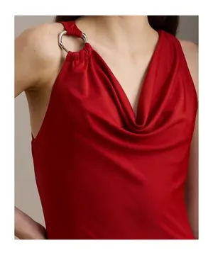 Ralph Lauren Sleeveless Gown - Madison Red