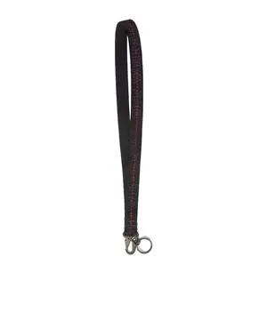 Off-White Logo-jacquard Keychain