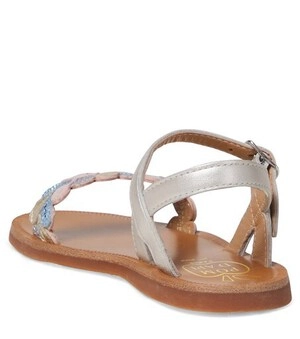 POM D'API Plagette Ferns Embellished Leather Sandals