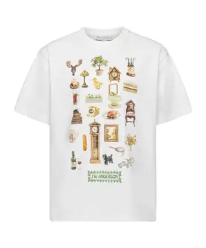 J.W.ANDERSON Jw Anderson Diorama-printed T-shirt - White