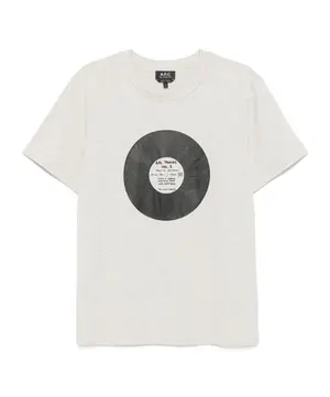 A.p.c. Vinyl Crewneck T-shirt - White