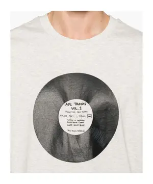 A.p.c. Vinyl Crewneck T-shirt