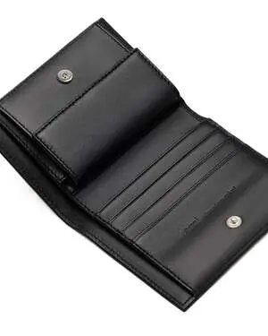 AMI Paris De Coeur Bi-fold Leather Wallet