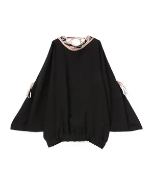 Emilio Pucci Pattern-printed Cape Blouse