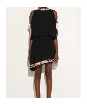 Emilio Pucci Pattern-printed Cape Blouse