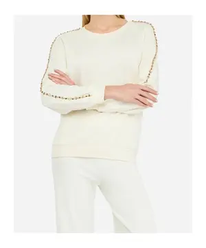 Liu Jo Embellished Crewneck Sweatshirt