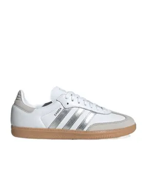 ADIDAS ORIGINALS Samba Og Lace-up Sneakers - Cloud White/silver/gray