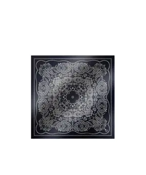 Max Mara Square Silk Scarf - Midnight Blue