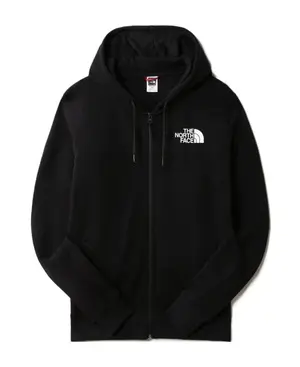 The North Face Logo-print Zip-up Hoodie - Black