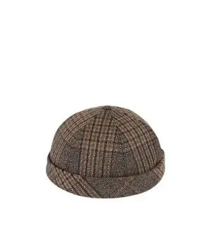 Gucci Check Cotton Double G Hat - Brown