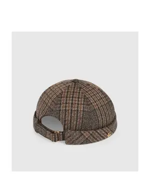 Gucci Check Cotton Double G Hat