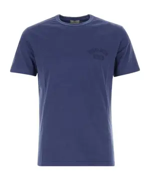 Woolrich Crewneck Short-sleeved T-shirt - Blue