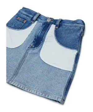 MAISON MARGIELA Contrasting Pocket Denim Skirt