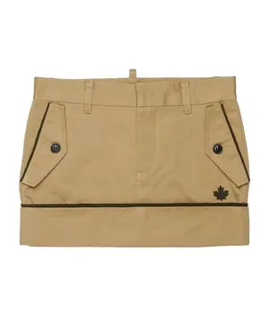 Dsquared2 Logo-print Flap-pocket Skirt