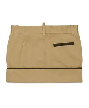 Dsquared2 Logo-print Flap-pocket Skirt