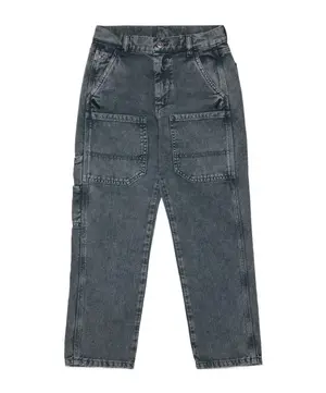 DIESEL® Patch-pocket Jeans - Dark Gray