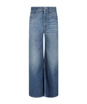 Chloé Logo Patch Straight-leg Jeans