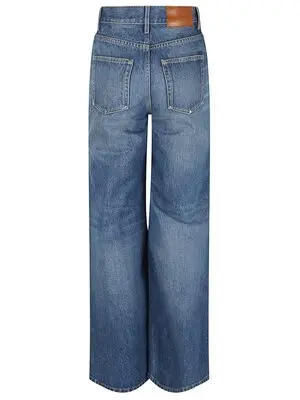 Chloé Logo Patch Straight-leg Jeans