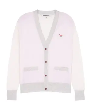 Maison Kitsuné Logo-appliqué Cardigan