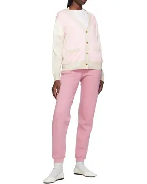 Maison Kitsuné Logo-appliqué Cardigan