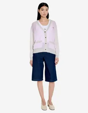 Maison Kitsuné Logo-appliqué Cardigan