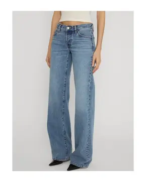 FRAME High-rise Wide-leg Jeans - Rapture