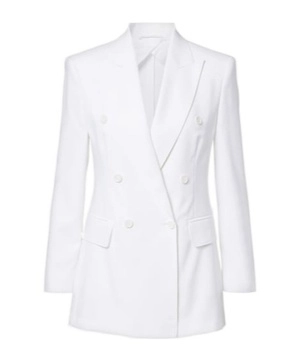 Max Mara Cotton Blazer - White